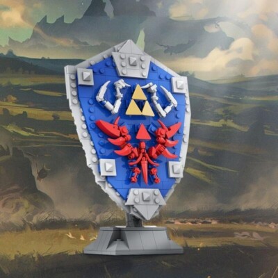 The Legend of Zelda Shield Building Block Puzzle Toys 314pcs | eBay