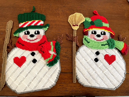 Christmas Snow Husband and Wife | eBay