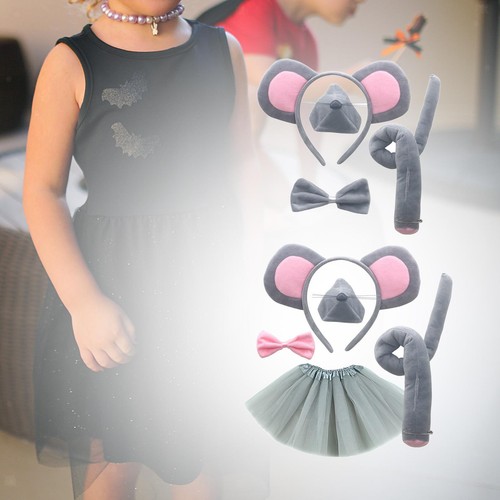 Mouse Ears Headband, Bowtieand Tail Accessories Set Headwear for ...