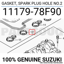 1117969G01 Genuine Suzuki Gasket Spark Plug Hole 11179-69g01 for sale ...