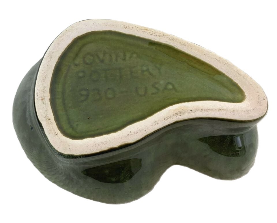 Vintage USA Pottery Planter Kidney Shaped Bowl Mid Century Covina #930 ...