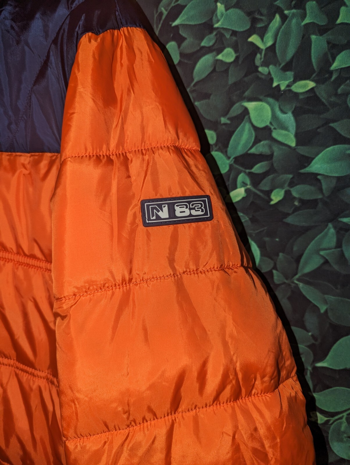 Nautica Poly Hooded Regular Fit Puffer Jacket L Hunt Orange | eBay