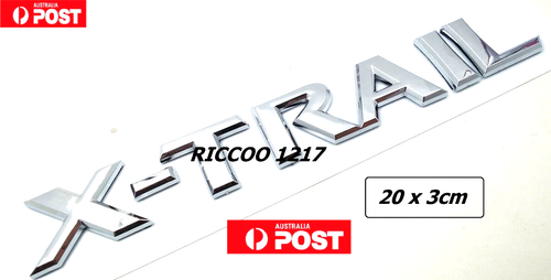 Rear X-trail badge fits Nissan 20 x 3cm New badge individual letters ...