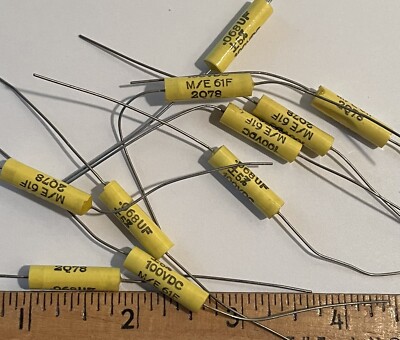 .068uf 100v 5% (Lot of 10) Precision Poly Film Capacitor Axial | eBay