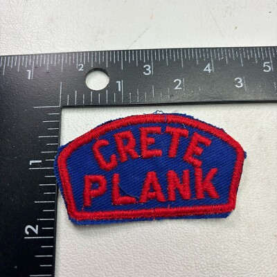 Vintage c 1960s CRETE PLANK Patch (Advertising) (Building Materials ...