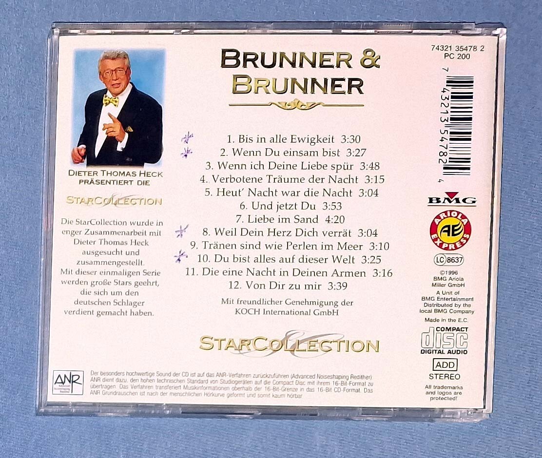 CD - Dieter Thomas Heck präsentiert: Brunner & Brunner - Star ...