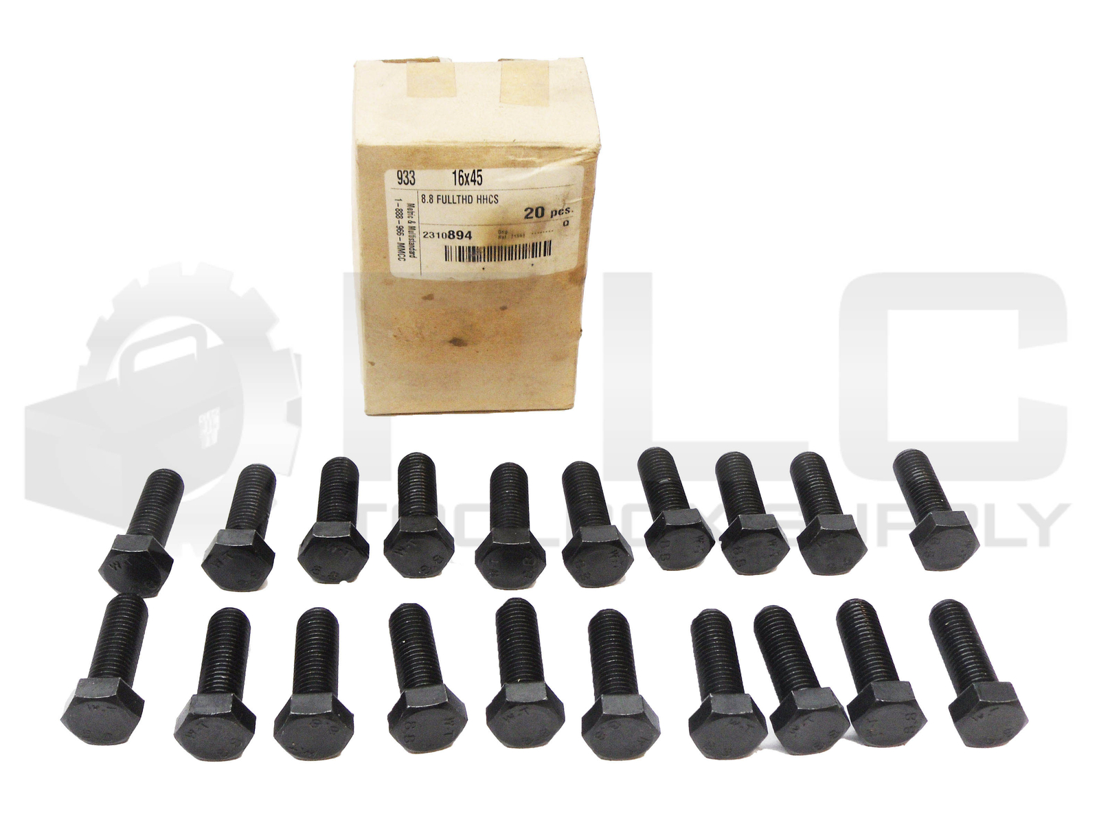 NEW BOX OF 20 8.8 FULLTHD HHCS BOLTS 16X45 2310894 | eBay