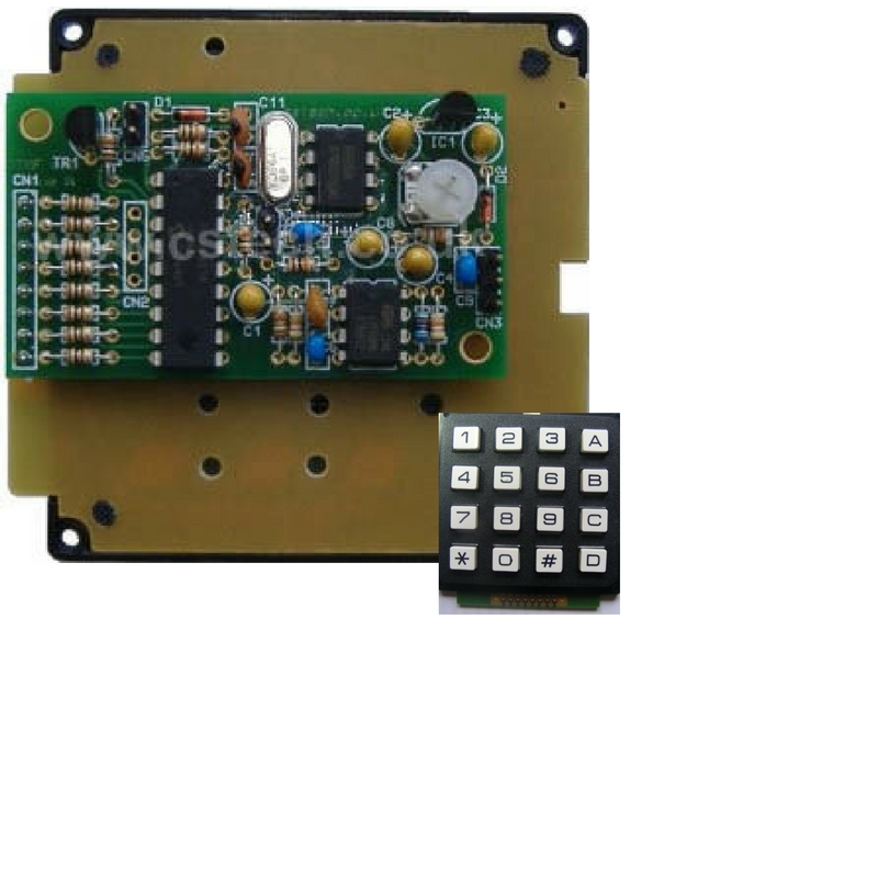 Kit de codificador DTMF con teclado de 16 teclas + salida de clave TX ...