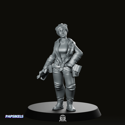 Sexy Space Crew Roughneck Miniature Scifi Cyberpunk 28mm, 32mm | eBay UK
