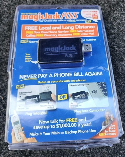 Magic Jack Plus Free Local Long Distance Calling Telephone Unit | eBay