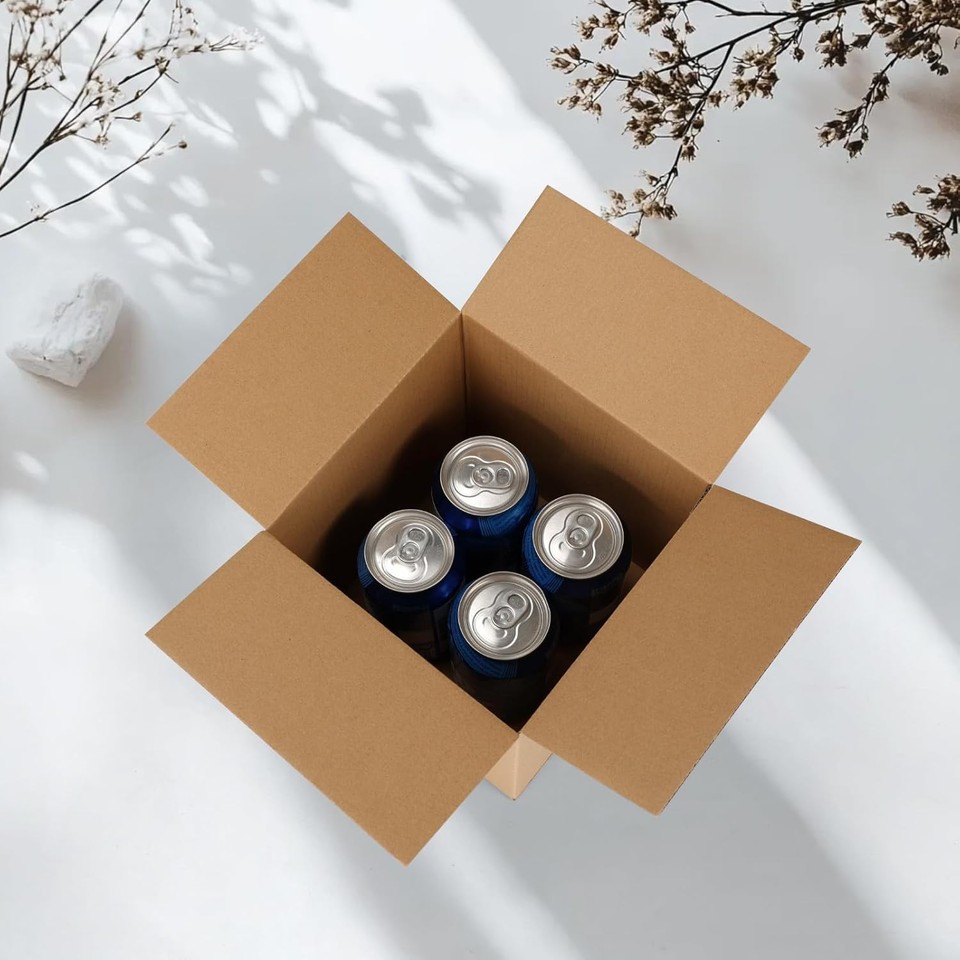 7x7x7 inches Shipping Boxes Small Cardboard Boxes for Packing, Moving ...