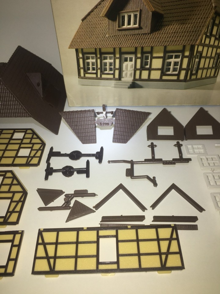 Kibri Half-Timbered House with Hipped Roof 8126 Model Kit 1:87 HO Scale | eBay
