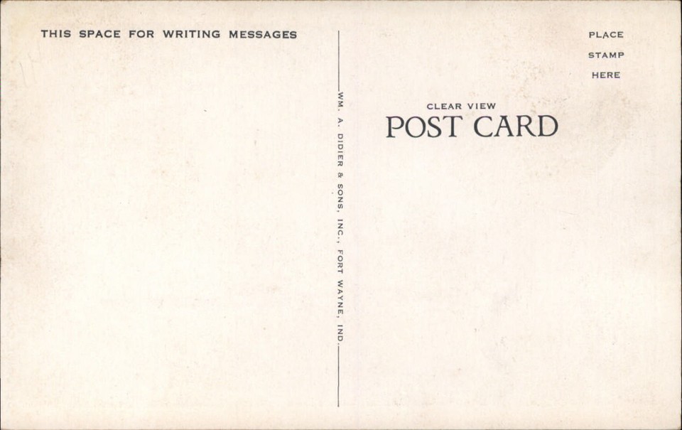 Defiance Ohio Co Court House 1920s cars 1920-30s unused vintage ...