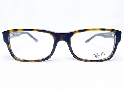 NEW Ray Ban RB5268 5211 Unisex Matte Havana Rectangle Eyeglasses Frames ...
