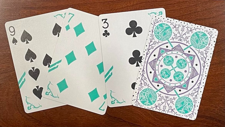 Tally Ho Arrow Fan Back playing cards | eBay