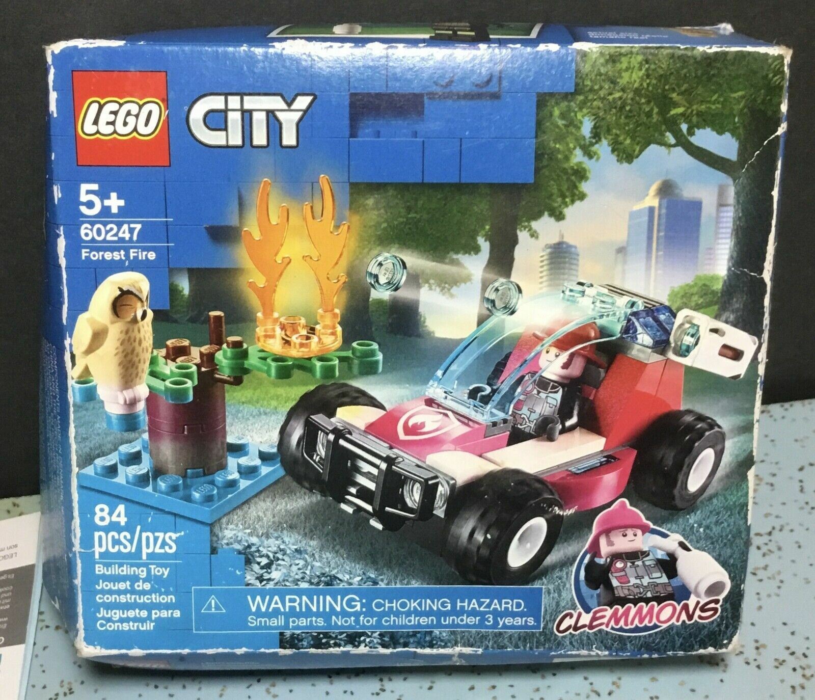 2020 LEGO TOWN SET# 60247-FOREST FIRE 84Pcs 1 FIG 1 OWL INSTRUCTIONS ...