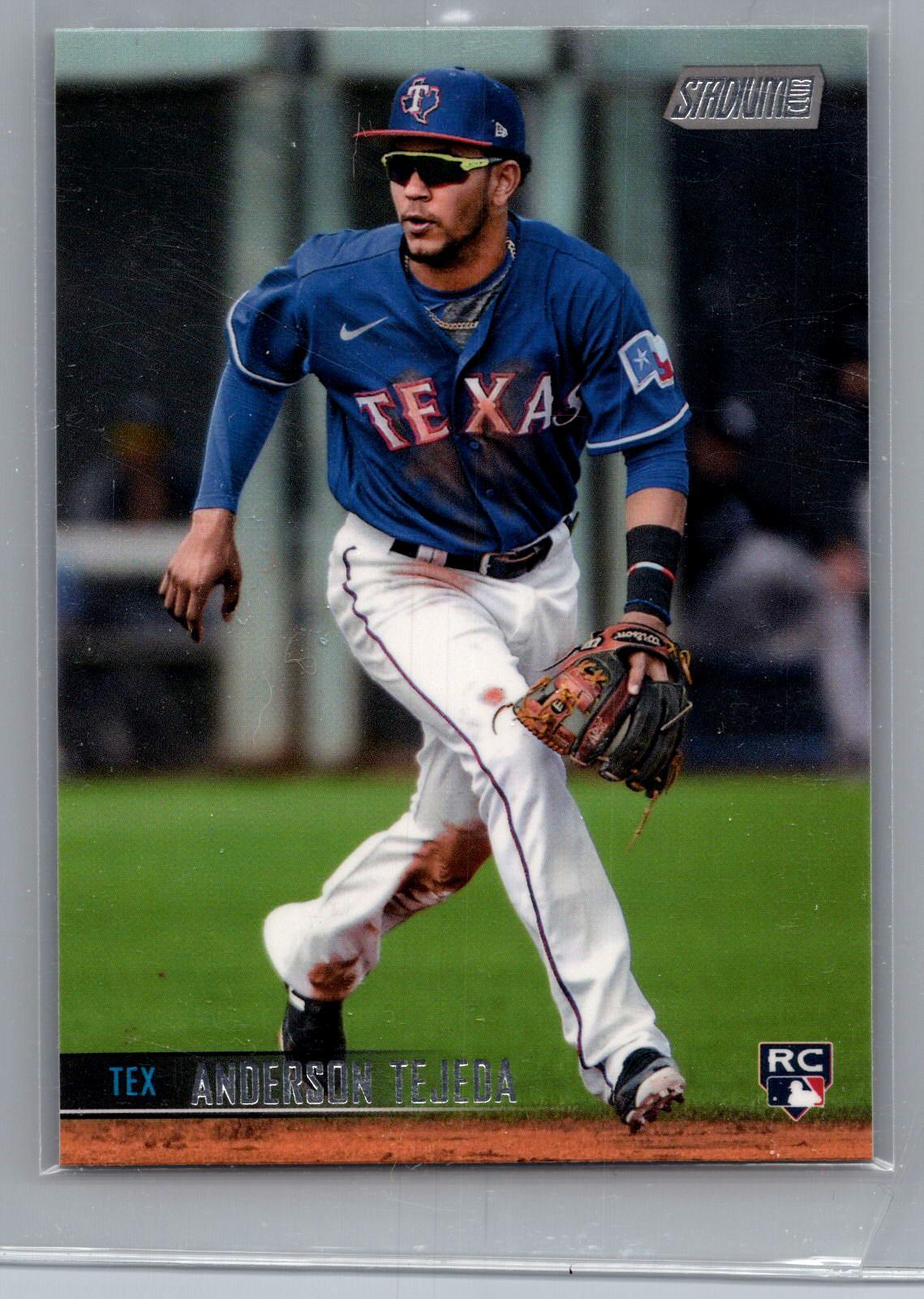 2021 Stadium Club #232 Anderson Tejeda Rookie Card RC Rangers | eBay