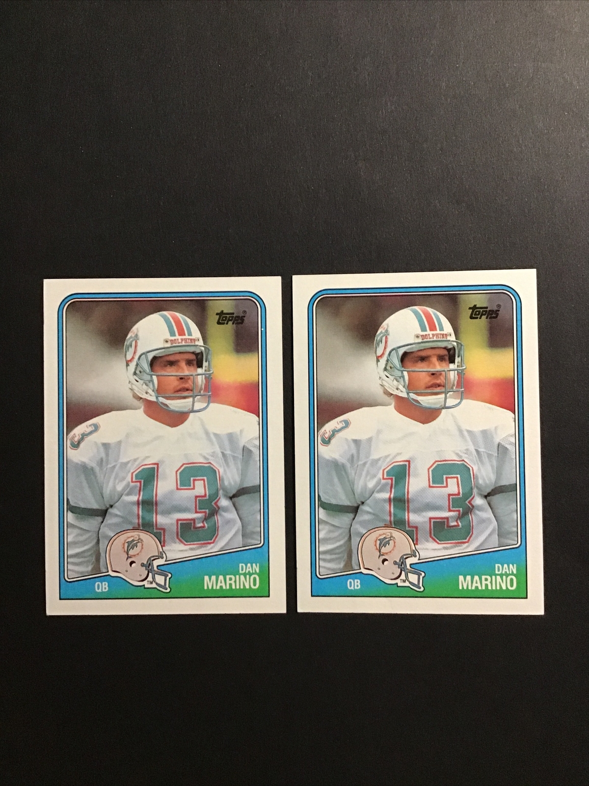 1988 Topps Football #190 Dan Marino - 2 CARDS - NM-MINT - 6765 | eBay