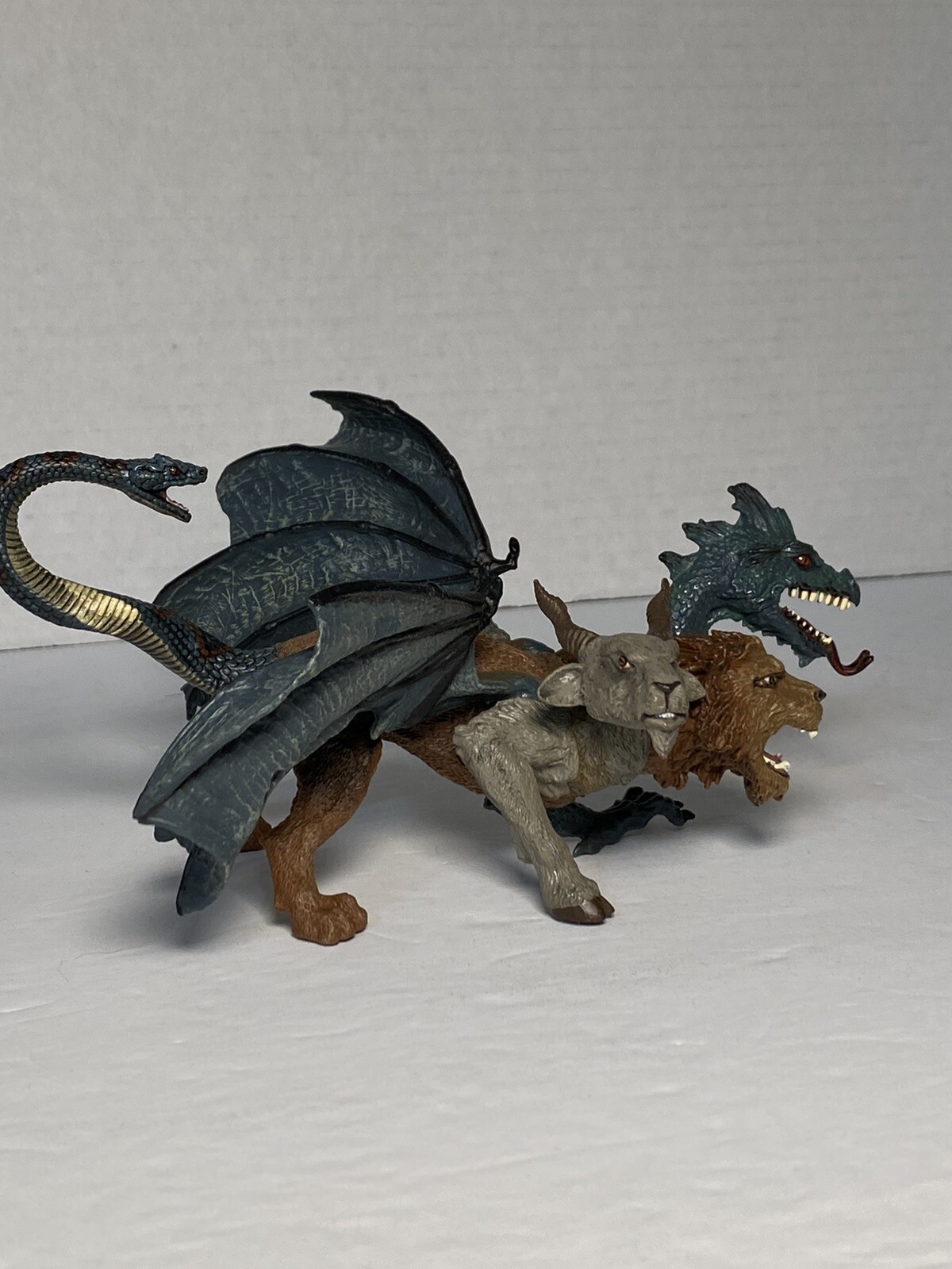 Safari Ltd. Chimera 3 Headed Dragon Lion Goat /Snake Tail Toy Action ...