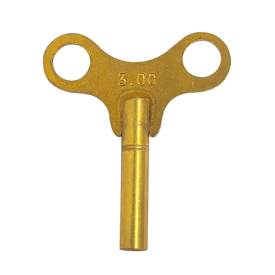 Brass Replacement Clock Key For Key Wind Clocks Size 3 / 3.0 mm - Clock ...