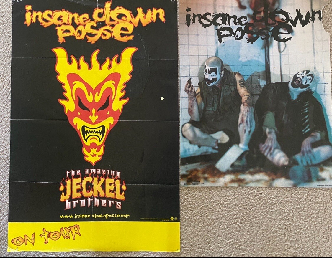 Lot Of 2 Insane Clown Posse Poster AJB Amazing Jeckel Bros 1999 | eBay
