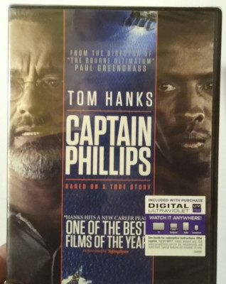 Captain Phillips DVD Movie Tom Hanks Pirates True Story Brand New ...