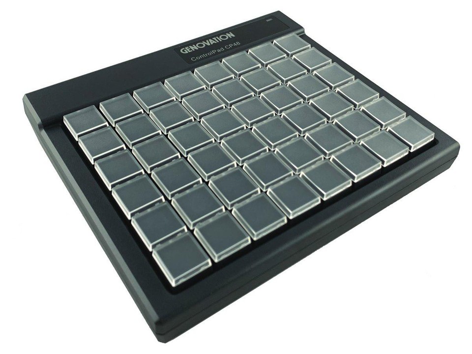 Genovation 48-Key USB Programmable Keypad, Cherry MX, Windows Software ...