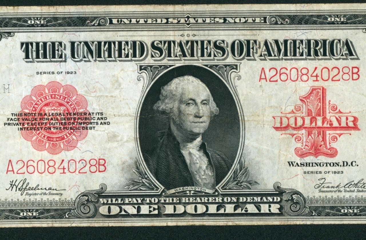 Fr. 40 $1 1923 Legal Tender ((Red Seal)) ** PAPER CURRENCY AUCTIONS | eBay