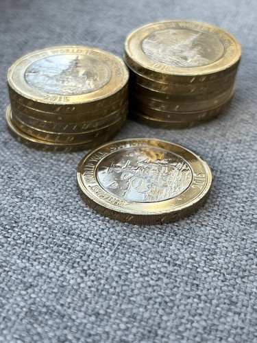 2015 The First World War WW1 1914-1918 NAVY £2 TWO POUND COIN UK ...