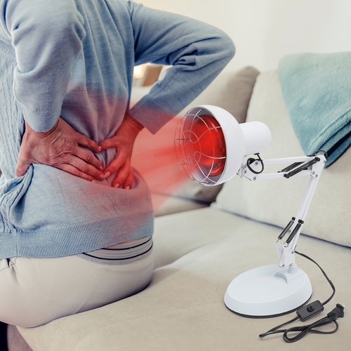 Infrared Lamp, Near Infrared Red Light Therapy Heat Lamp with Stand for ...