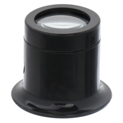 Jeweler Loupes Magnifier Magnifying Glass Lens Loop Microscope 10X ...