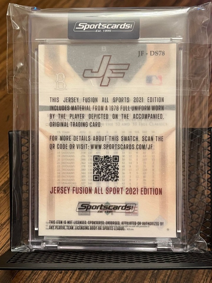 DUKE SNIDER 2021 JERSEY FUSION SP "LEGENDARY CUTS" HOFER DODGER WORN ...