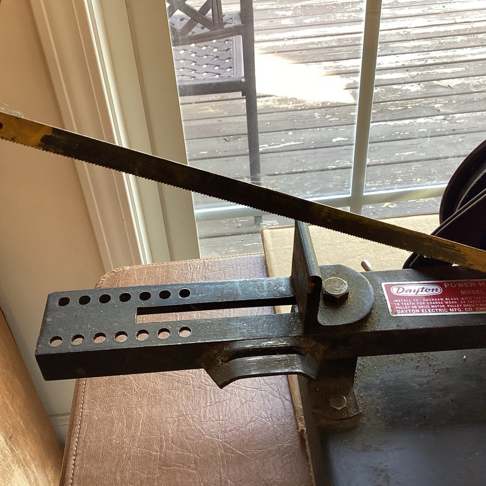 Vintage Dayton POWER TOOL HACKSAW 1Z725 A (Runs- Great) | eBay