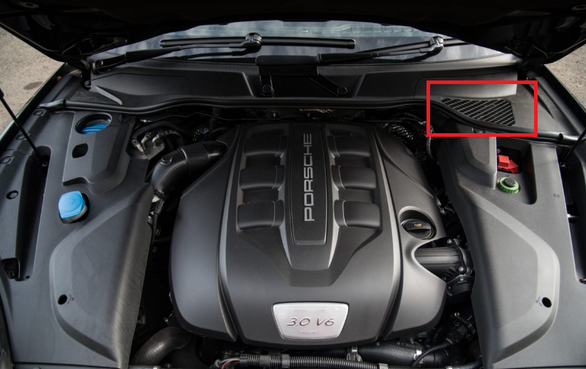 Genuine+PORSCHE+CAYENNE+Front+Panel+Cowl+Cover+Left+N%2FS ...