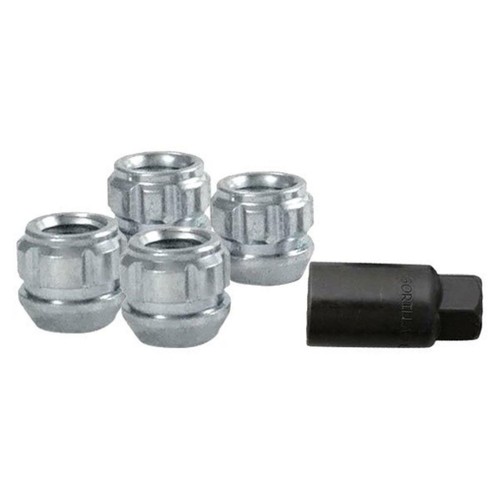 Chrome Cone Seat Acorn Open End Wheel Locks Fits 1983-1989 Subaru L ...