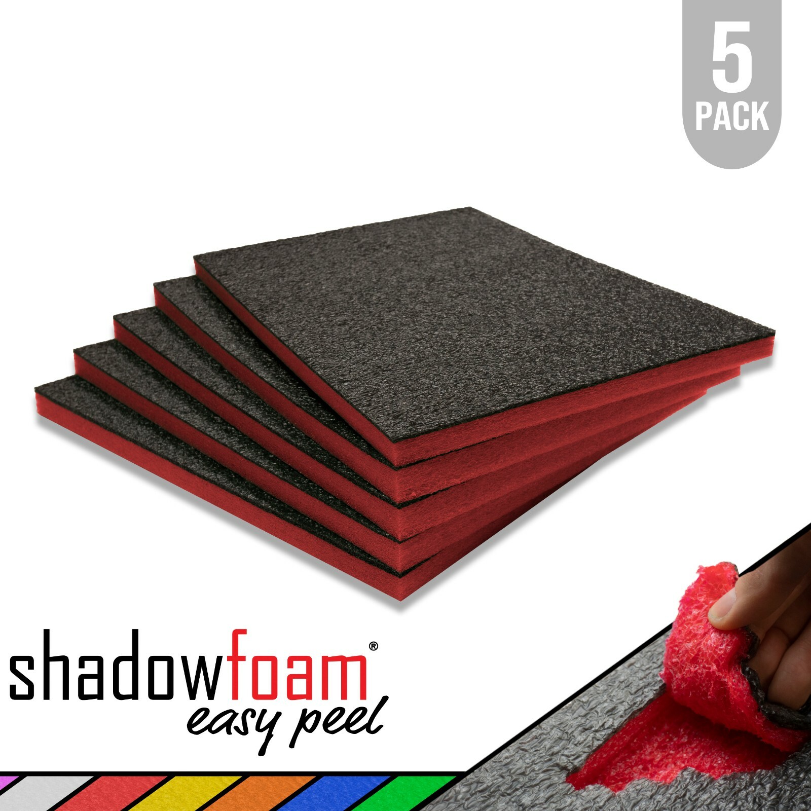 Shadow Foam Packs (600mm x 420mm) | Cut & Peel Customisable Foam ...