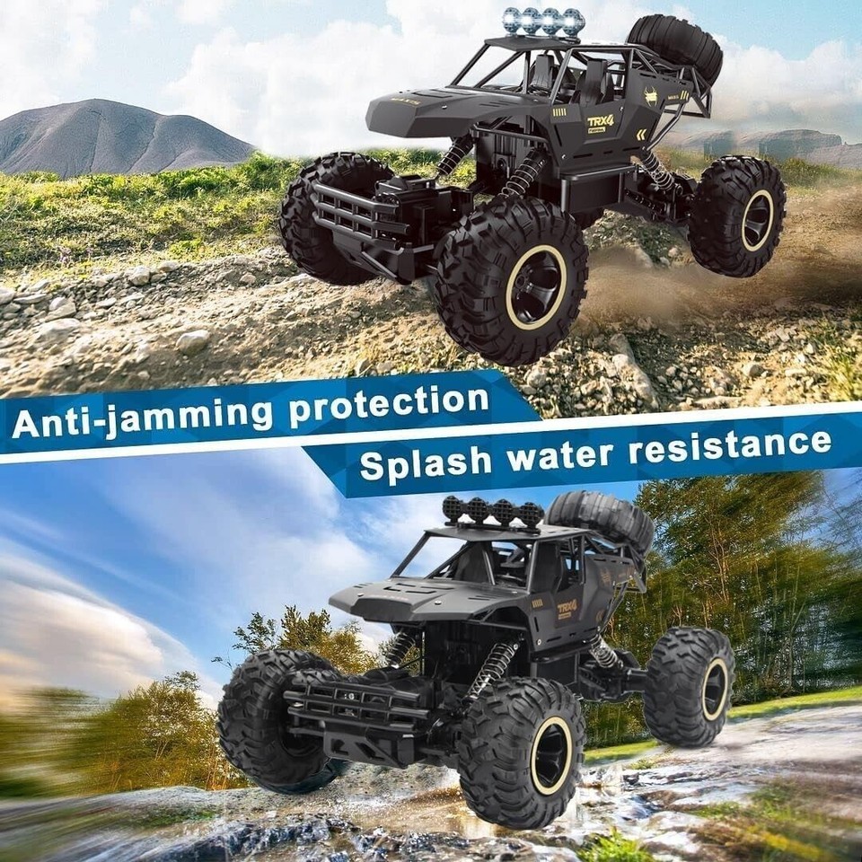 1:12 4WD Off-Road RC Model Monster Buggy Truck Car Toy Gift 2 Batteries ...