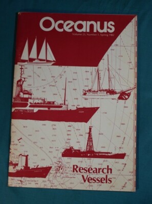 Oceanus Magazine Volume 25 Spring 1982 Research Vessels | eBay