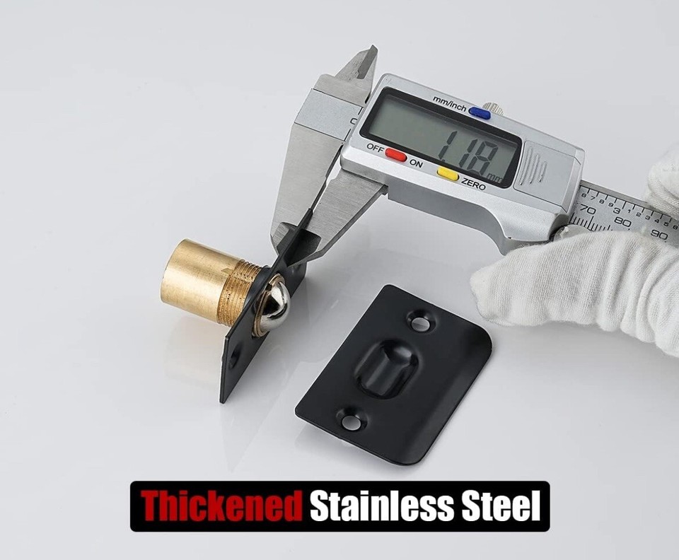 6-Closet Door Ball Catch Hardware Stainless Steel Catch Adjustable ...