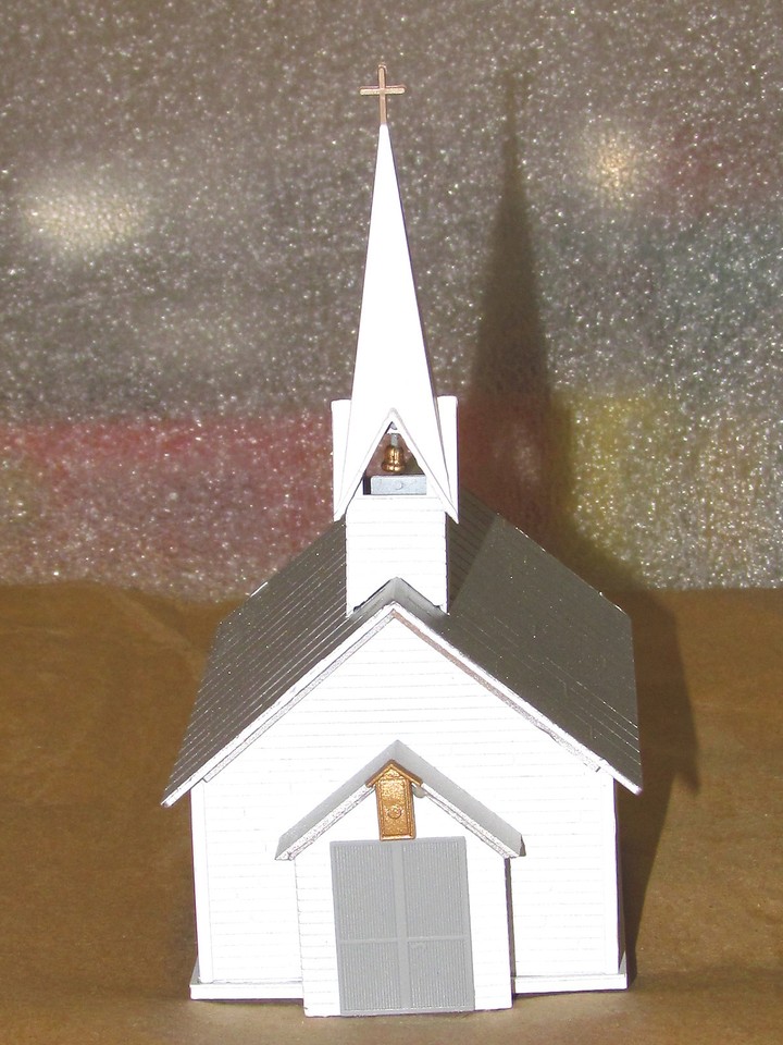 CHURCH KIT 4105 BY IHC EASILY MAKES OTHER STRUCTURES, IN HO SCALE, NEW ...