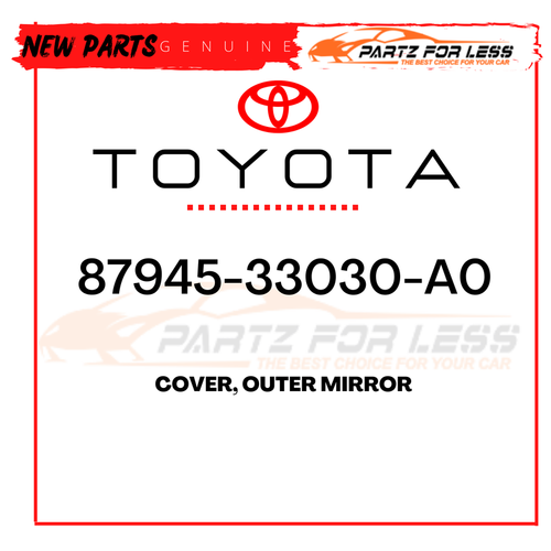 87945-33030-A0 TOYOTA GENUINE COVER, OUTER MIRROR 8794533030A0 OEM | eBay