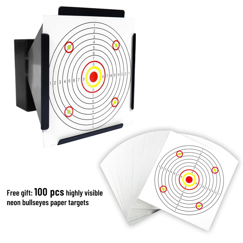 Pellet Trap,BB Trap Target with 50pcs Paper Targets for Airsoft,BB Gun ...