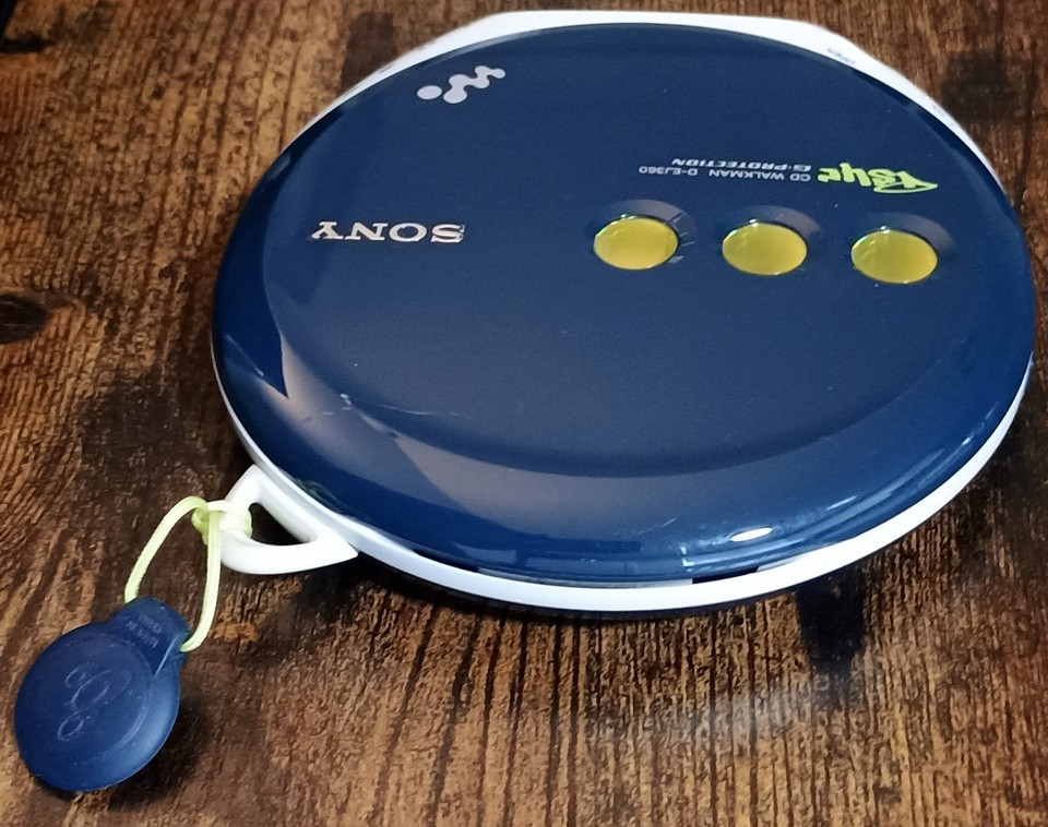 Sony D-EJ360 Navy Blue CD Walkman PSYC G-Protection. Tested Working | eBay