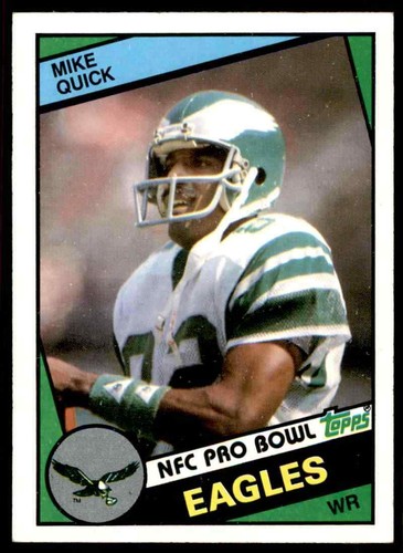 1984 Topps #333 Mike Quick ROOKIE Philadelphia Eagles / NC State | eBay
