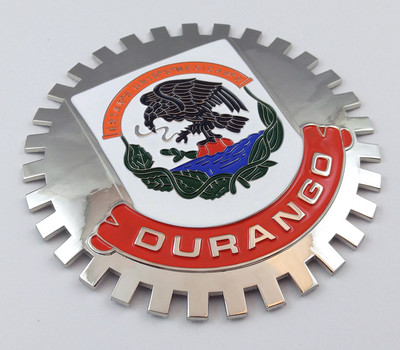 Durango Mexico Grille Badge for car truck grill mount Mexican flag | eBay