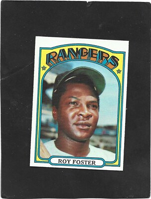 1972 Topps MLB # 329 Roy Foster | eBay