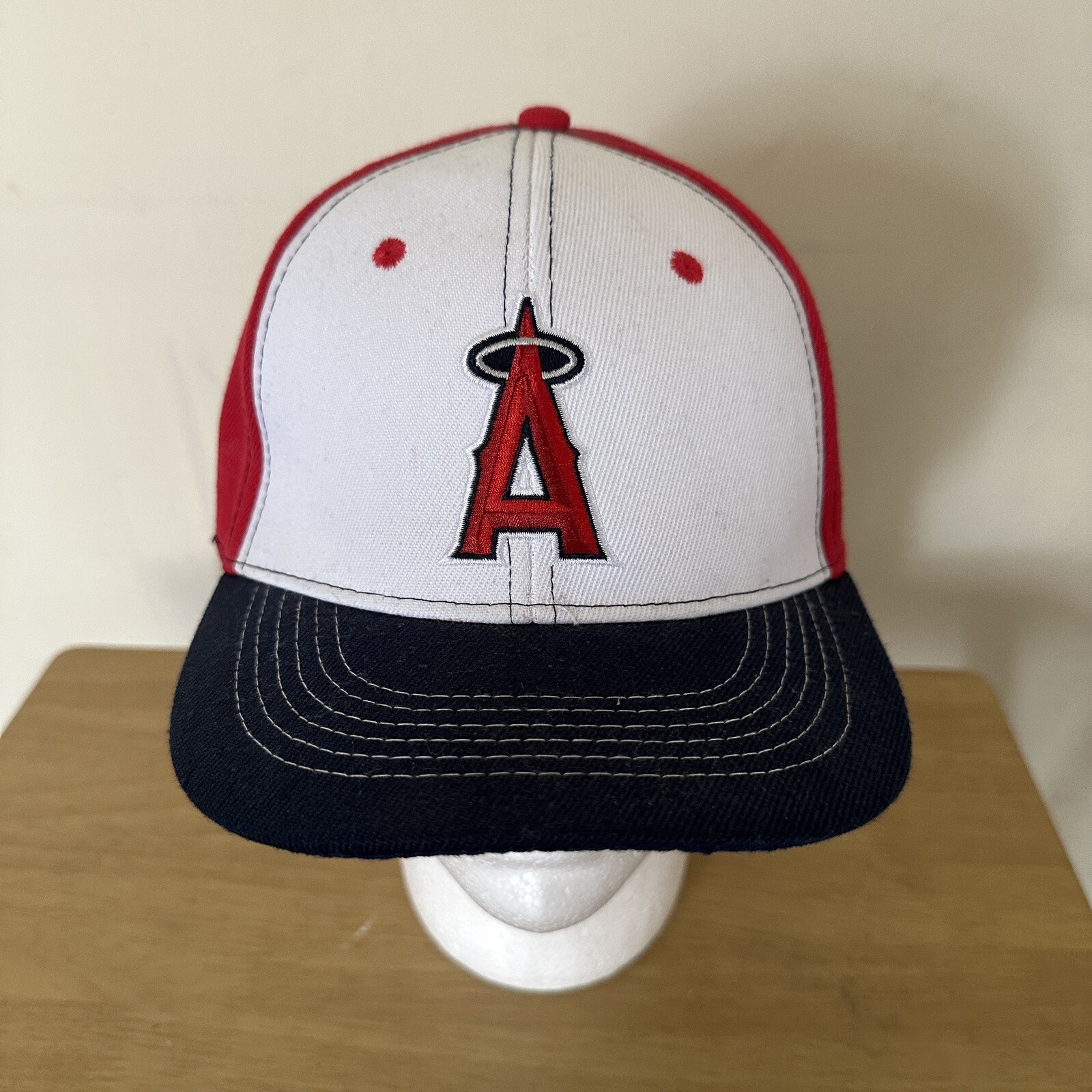 MLB LA Anaheim Angels Budweiser USA Flag Adj Baseball Hat Cap Sixth Man ...