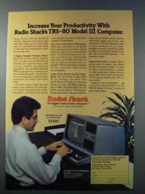 1981 Radio Shack TRS-80 Model III Computer Ad | eBay