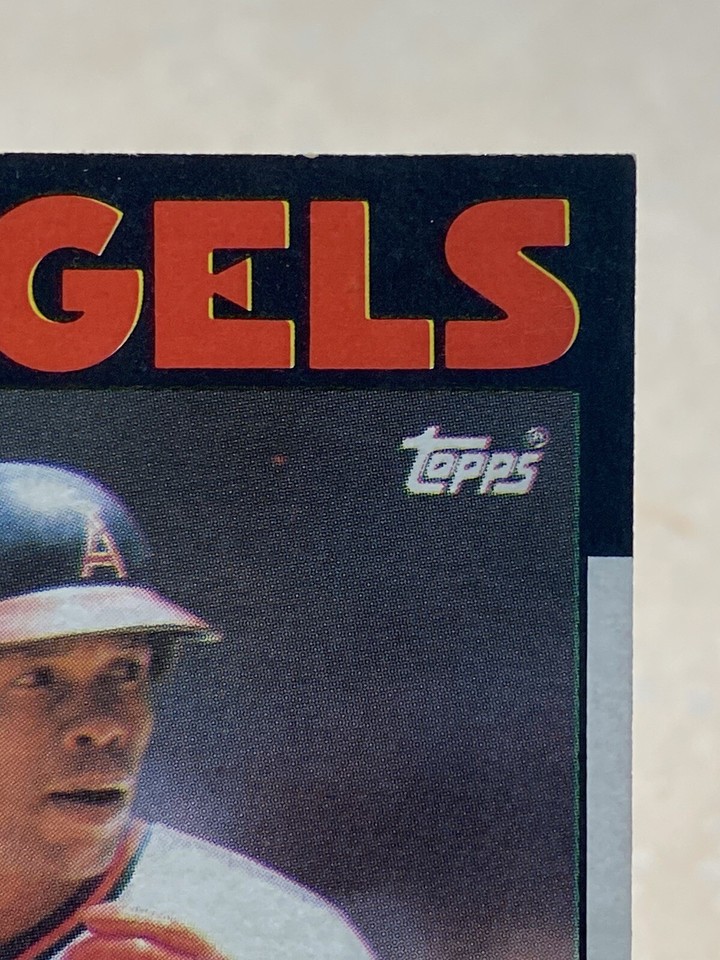 1986 topps rod carew 400 Very Rare Error Card. | eBay