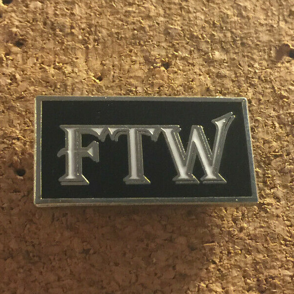 FTW Retro Biker Pin Pins Harley Davidson Motorcycle Americana Dilligaf ...